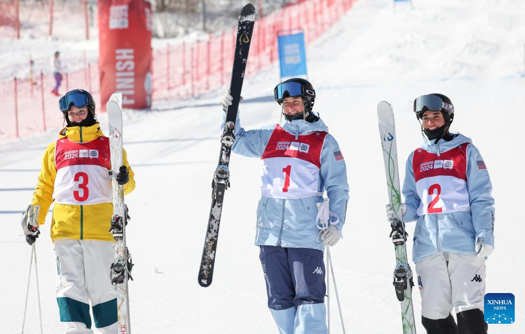 Roundup: U.S., S.Korea win freeski dual moguls golds at Gangwon 2024-Xinhua