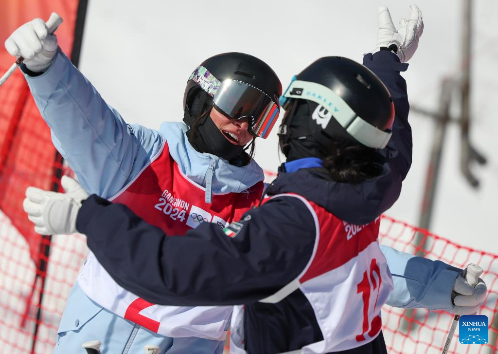 Roundup: U.S., S.Korea win freeski dual moguls golds at Gangwon 2024-Xinhua