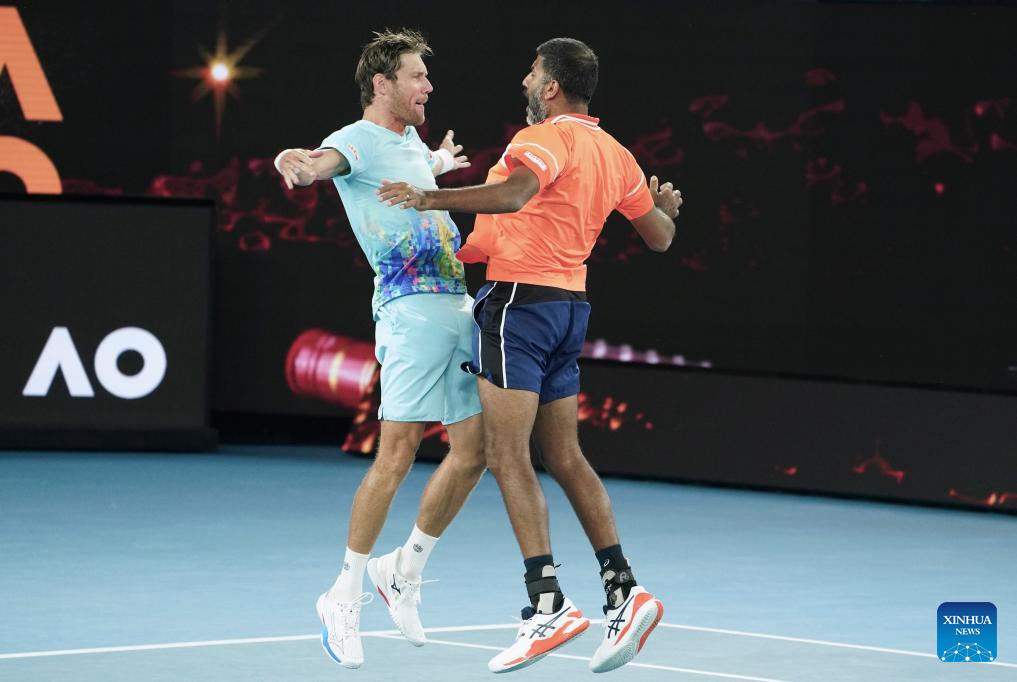 Australian Open tennis tournament: men's doubles final-Xinhua