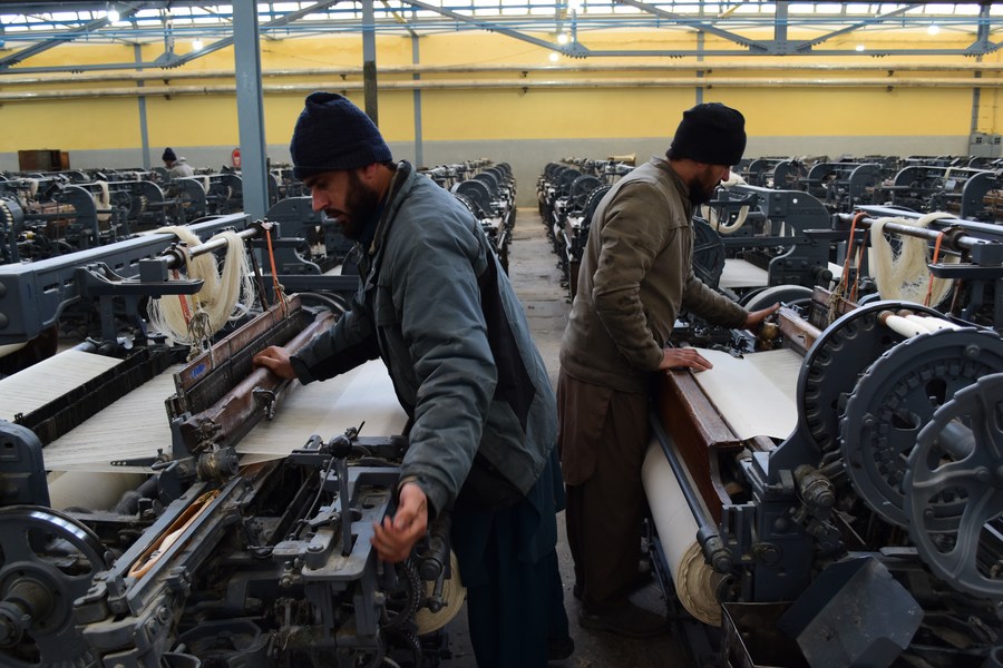 Asia Album: Moments of textile factory in Afghanistan-Xinhua
