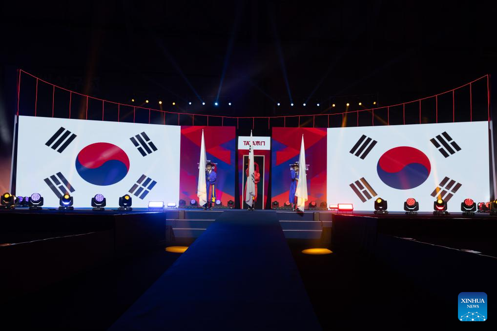 Opening ceremony of Busan table tennis team worlds held in S. Korea-Xinhua