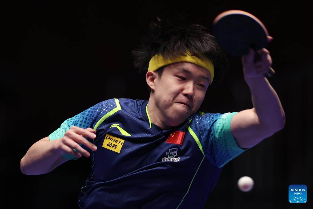 China continues winning streak at Busan table tennis team worlds-Xinhua