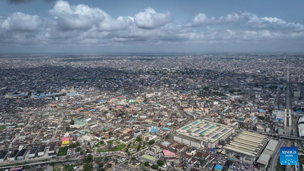 City view of Lagos in Nigeria-Xinhua