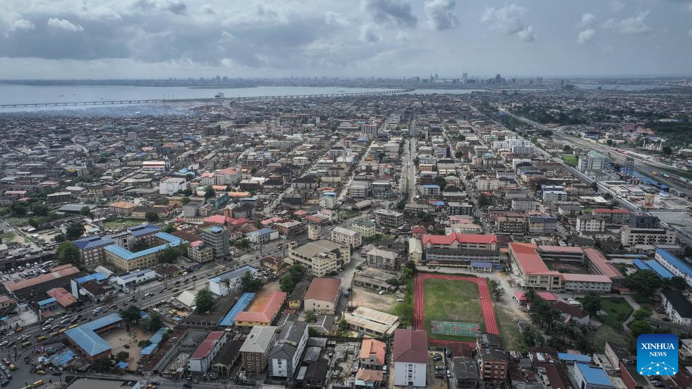 City view of Lagos in Nigeria-Xinhua