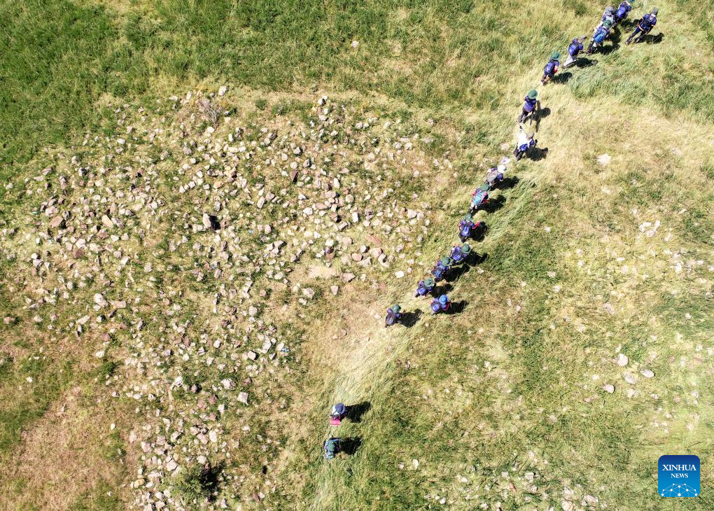 People participate in Moshoeshoe Walk 2024 in Lesotho-Xinhua