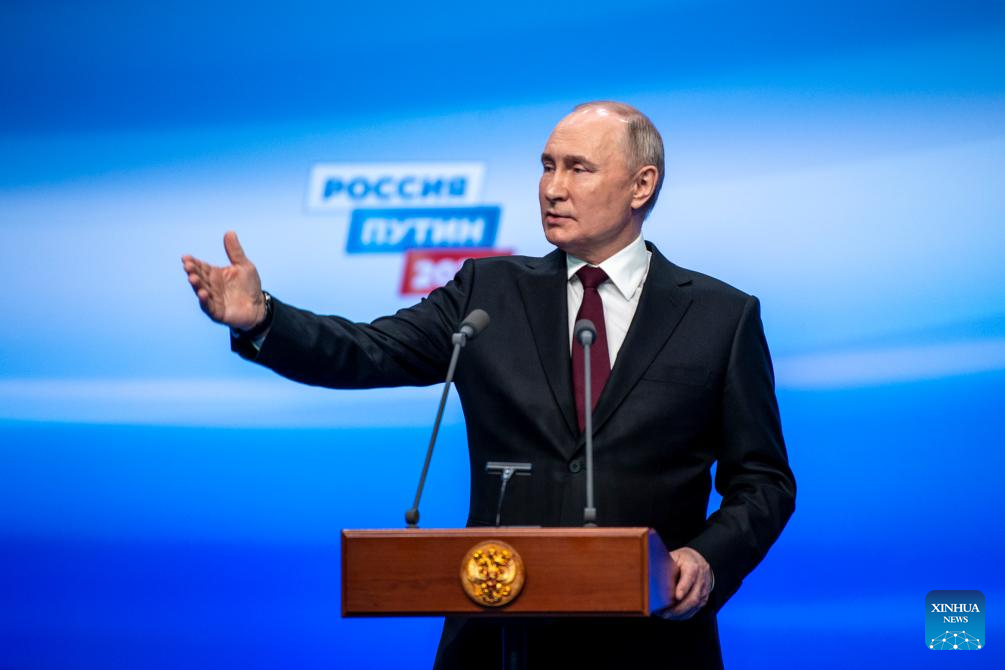 Putin leads with 87.32 pct of votes after 95.04 pct of ballots counted ...