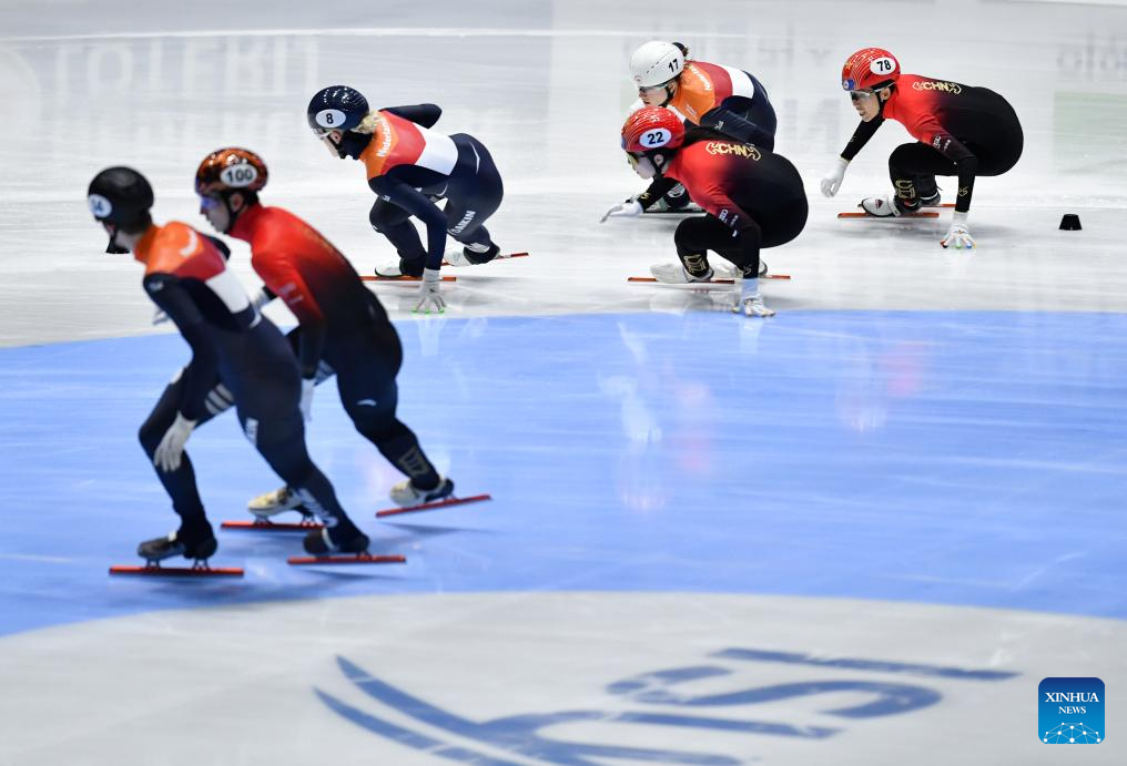 China adds two more golds at short track speed skating worlds-Xinhua