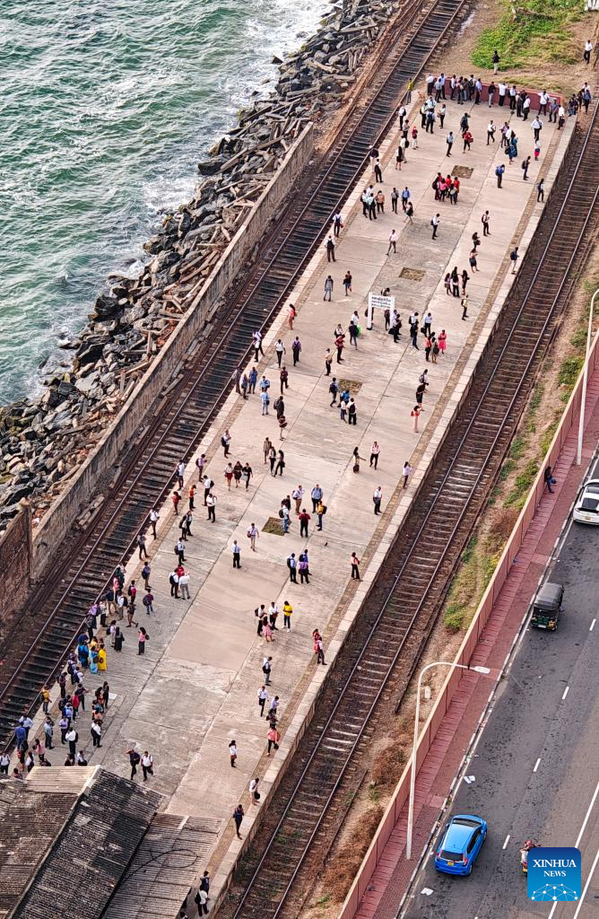 Scenery of Colombo, Sri Lanka-Xinhua