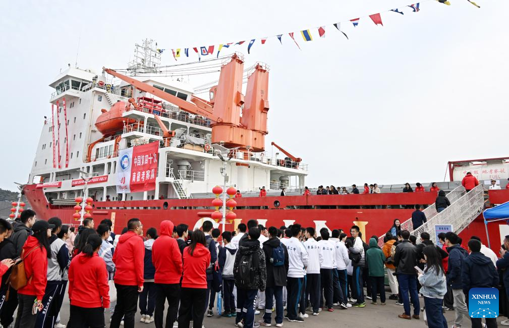 China's icebreaker Xuelong arrives in Qingdao after Antarctic ...