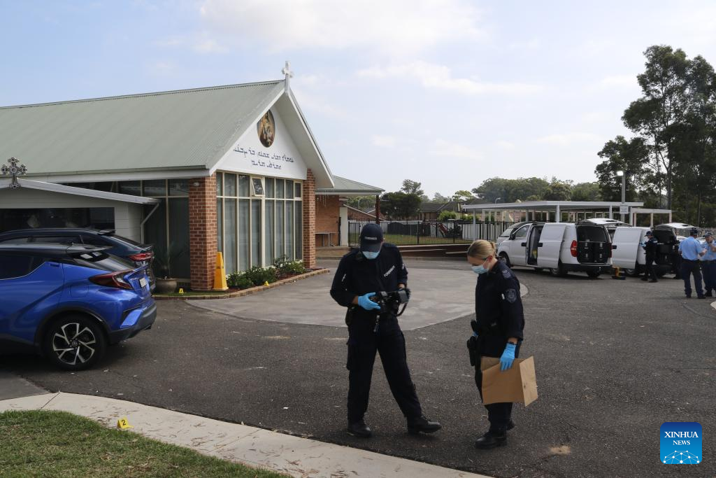 Church stabbing in Sydney "terrorist" attack: police-Xinhua