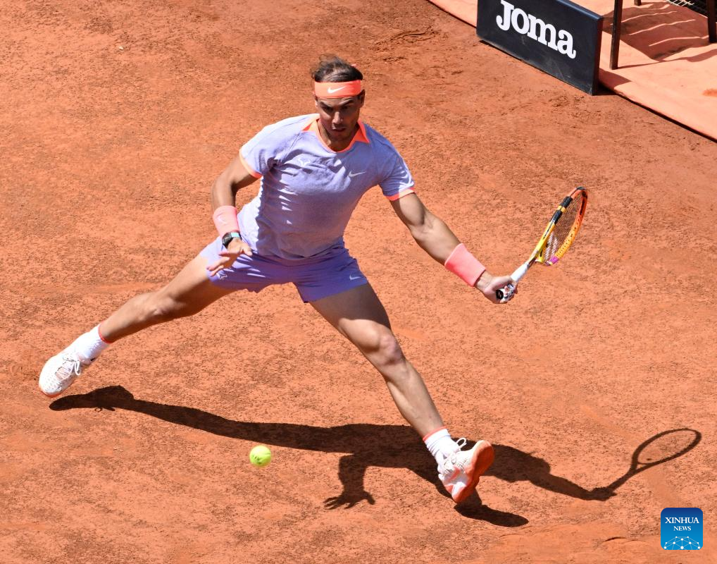 Highlights of Men's ATP Rome Open tennis tournament-Xinhua
