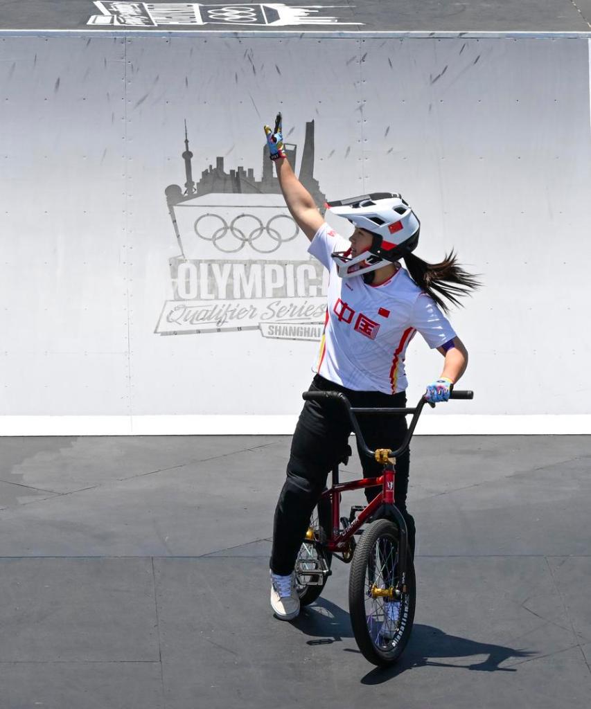 Chinese riders dominate women's BMX freestyle at Olympic Qualifier ...