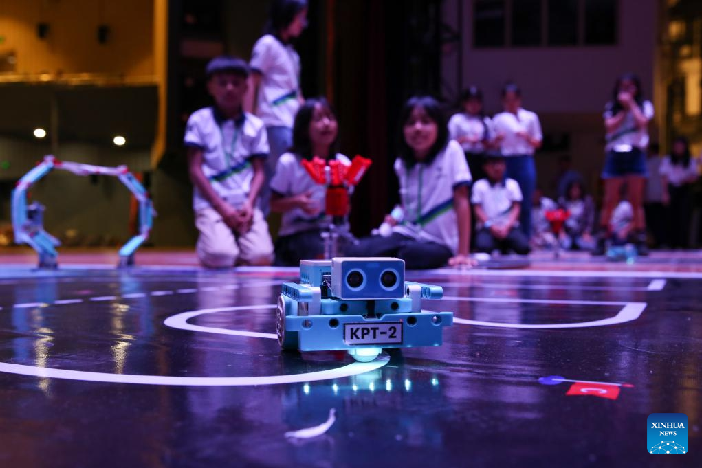 Feature: Young innovators showcase robotic skills at Myanmar's World ...