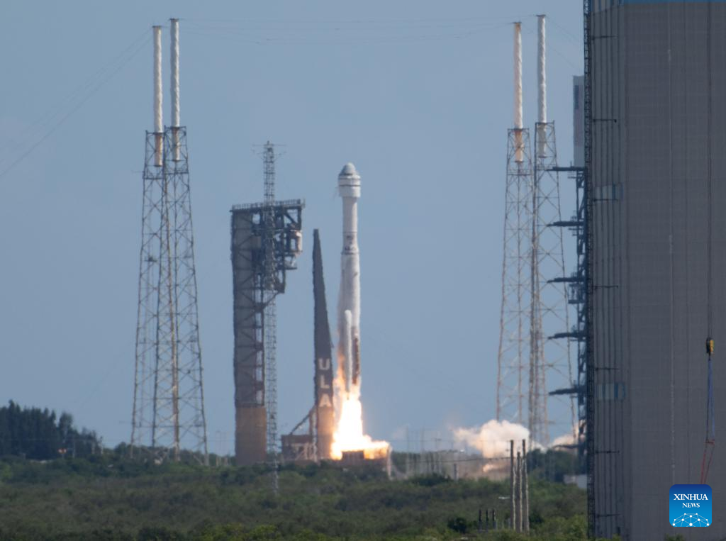 NASA, Boeing launch first crewed mission to space station-Xinhua