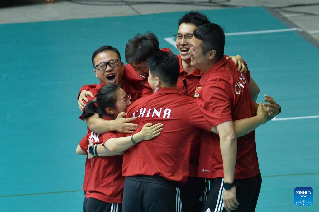 China sweeps Japan to win Asian Women's U18 Volleyball Championship-Xinhua