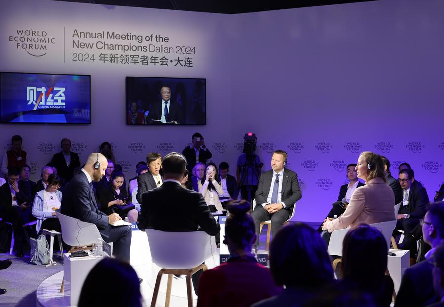 Focus | Delegates attend discussions during 2024 Summer Davos in NE ...