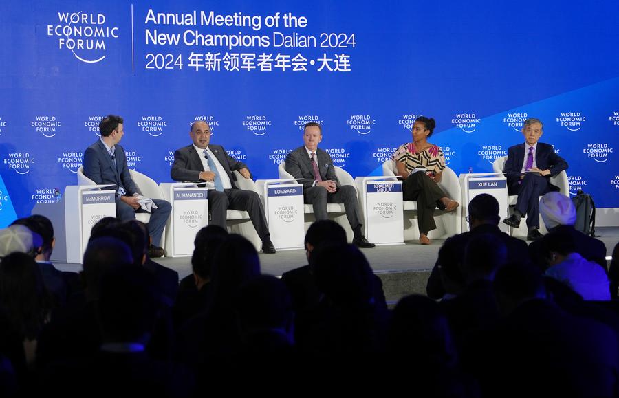 Focus | Delegates attend discussions during 2024 Summer Davos in NE ...