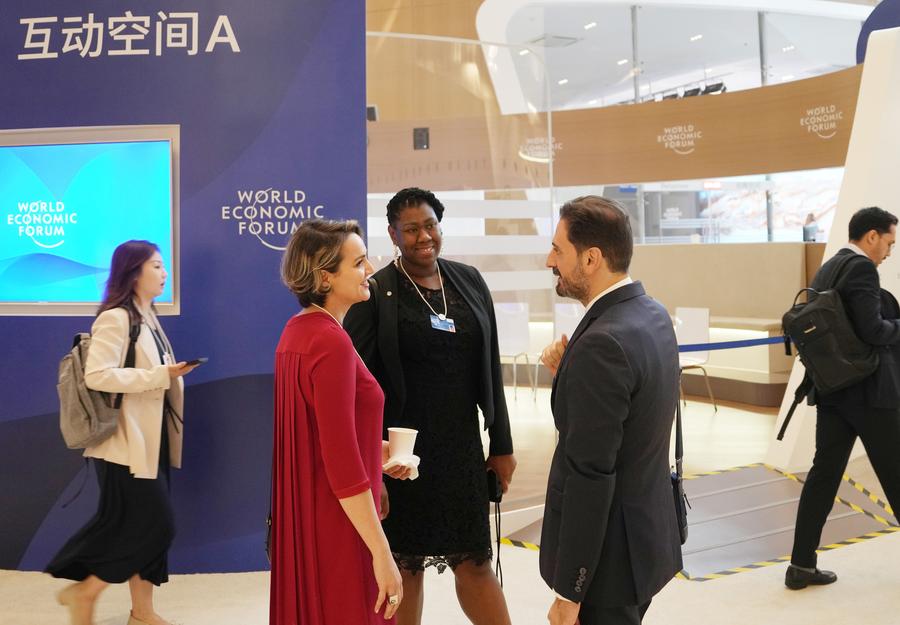 Focus | Delegates attend discussions during 2024 Summer Davos in NE ...
