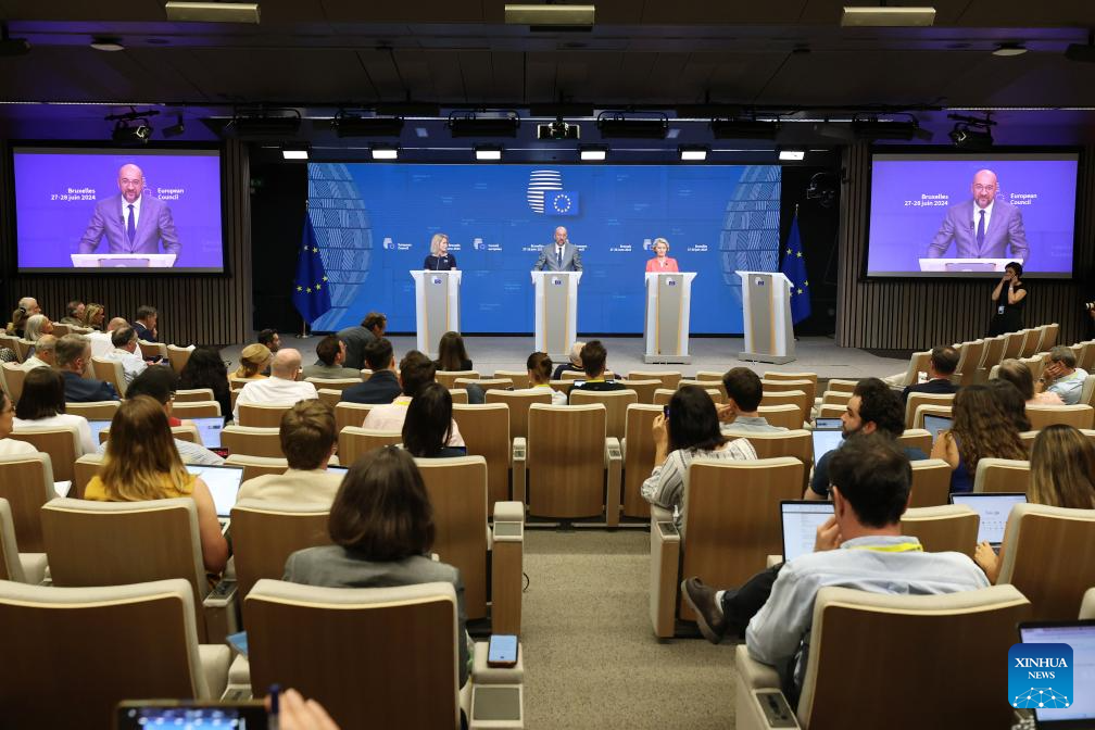 In pics: European Council summit in Brussels-Xinhua