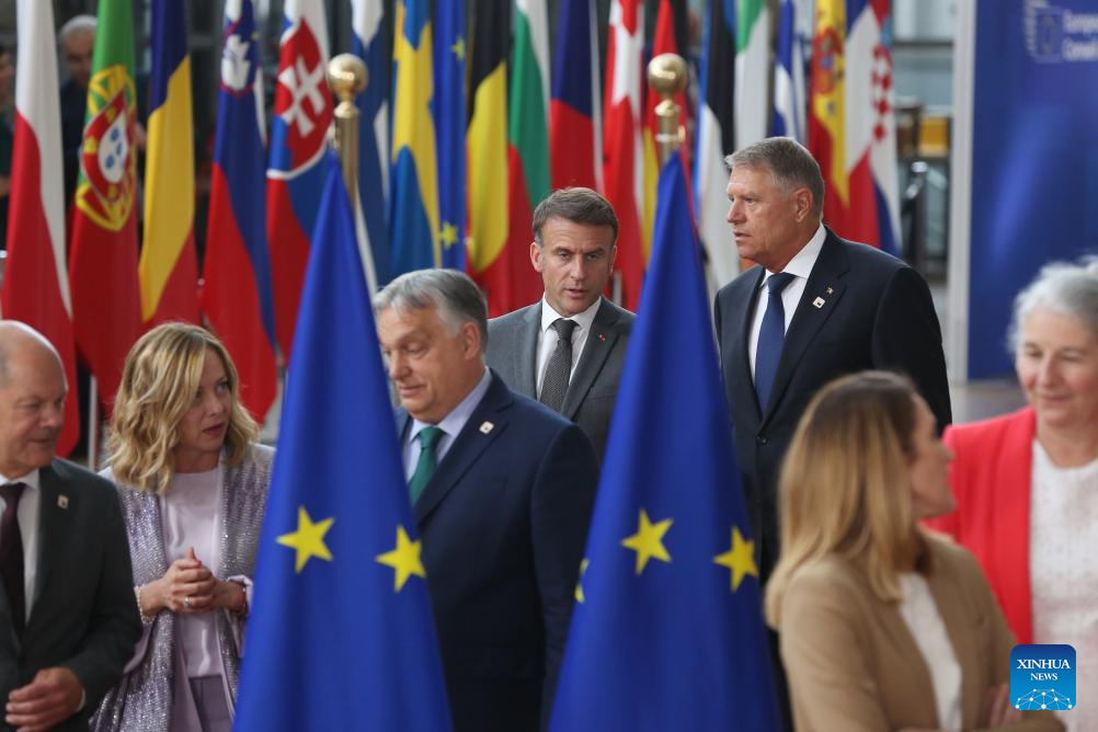 In pics: European Council summit in Brussels-Xinhua