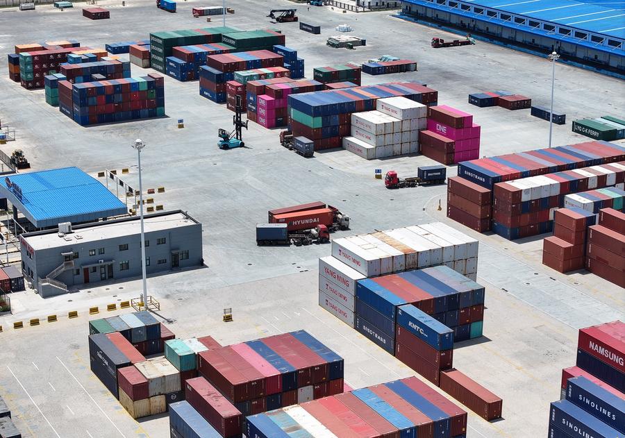 BRI Stories | Throughput of SCO int'l logistics park in Lianyungang ...