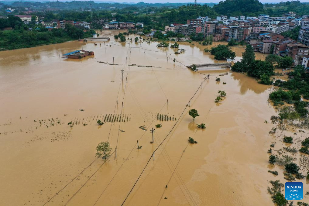 Downpours hit China's Chongqing, raising water above alert levels in 29 ...