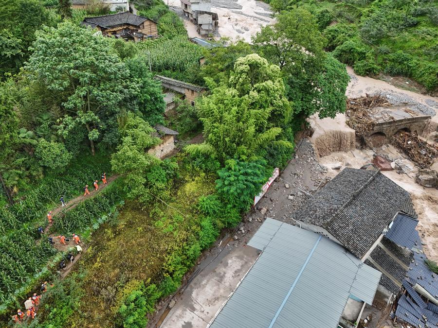 Post-disaster recovery efforts in full swing in Sichuan's flood-hit ...