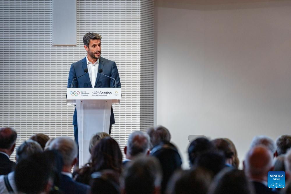 142nd IOC Session Opening Ceremony held in Paris-Xinhua