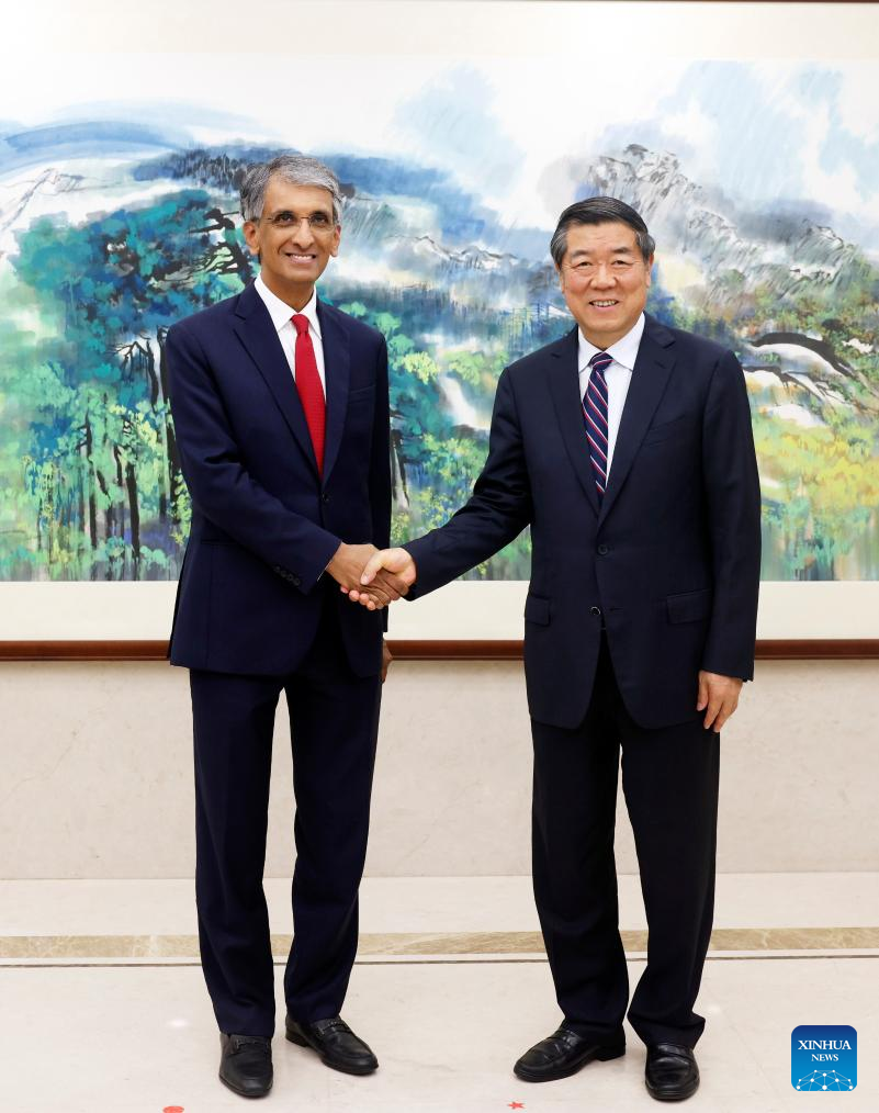Senior Chinese official meets Temasek CEO-Xinhua