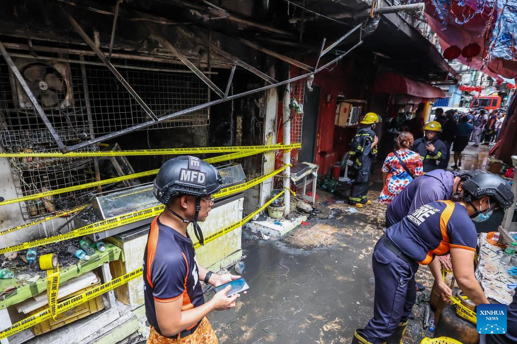 11 killed after fire hits building in Philippines' Manila-Xinhua