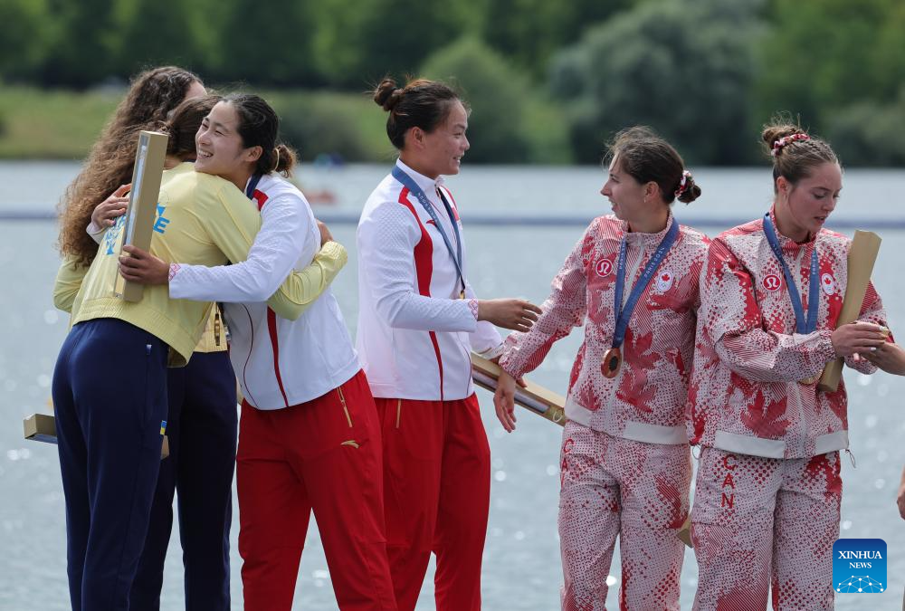 China's Xu/Sun win women's canoe double 500m gold at Paris Olympics-Xinhua