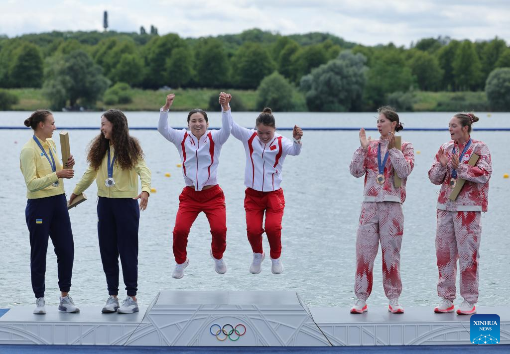 China's Xu/Sun win women's canoe double 500m gold at Paris Olympics-Xinhua