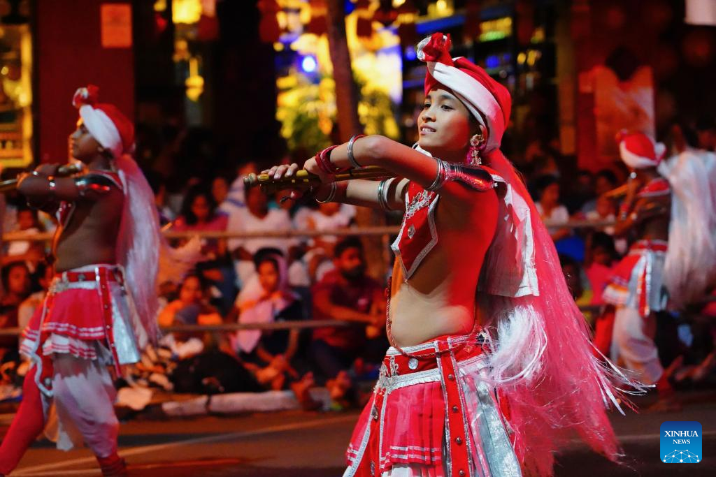Esala Perahera festival celebrated in Sri Lanka-Xinhua
