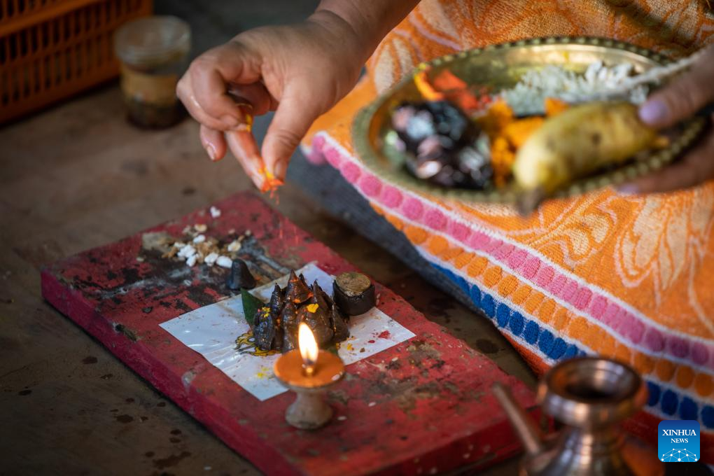 Gunla Festival celebrated in Lalitpur, Nepal-Xinhua