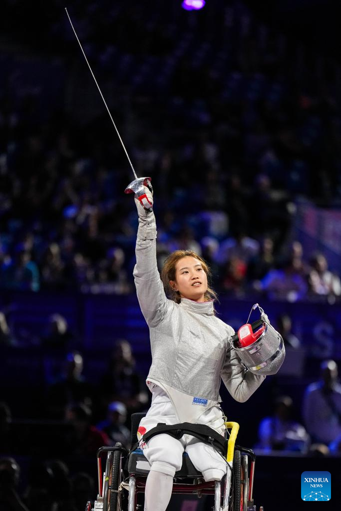 Highlights of wheelchair fencing events at Paralympics-Xinhua
