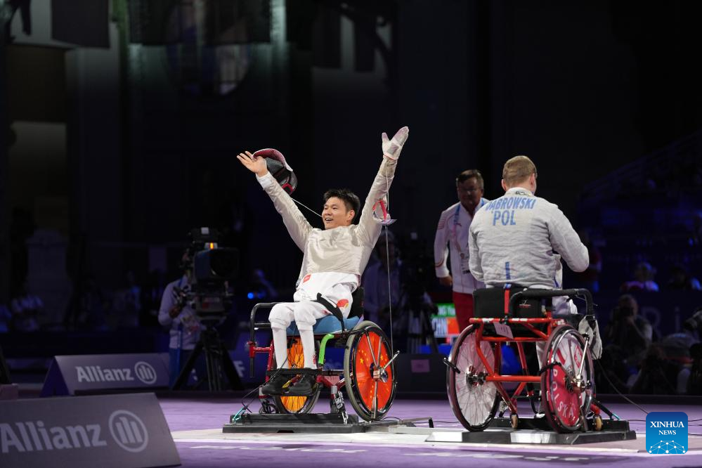Highlights of wheelchair fencing events at Paralympics-Xinhua