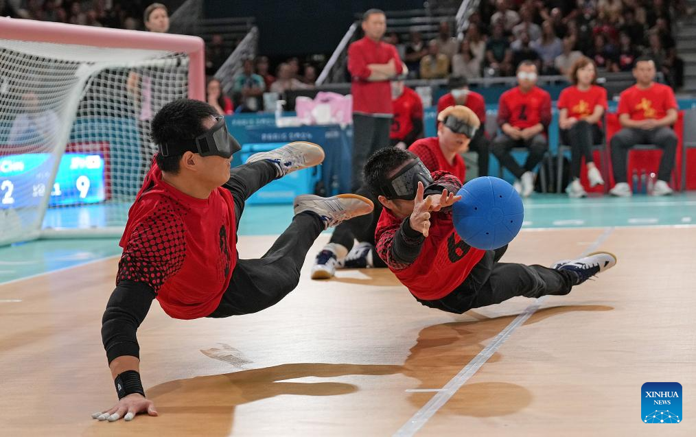 Paralympics: Goalball men's semifinal match between China, Japan-Xinhua