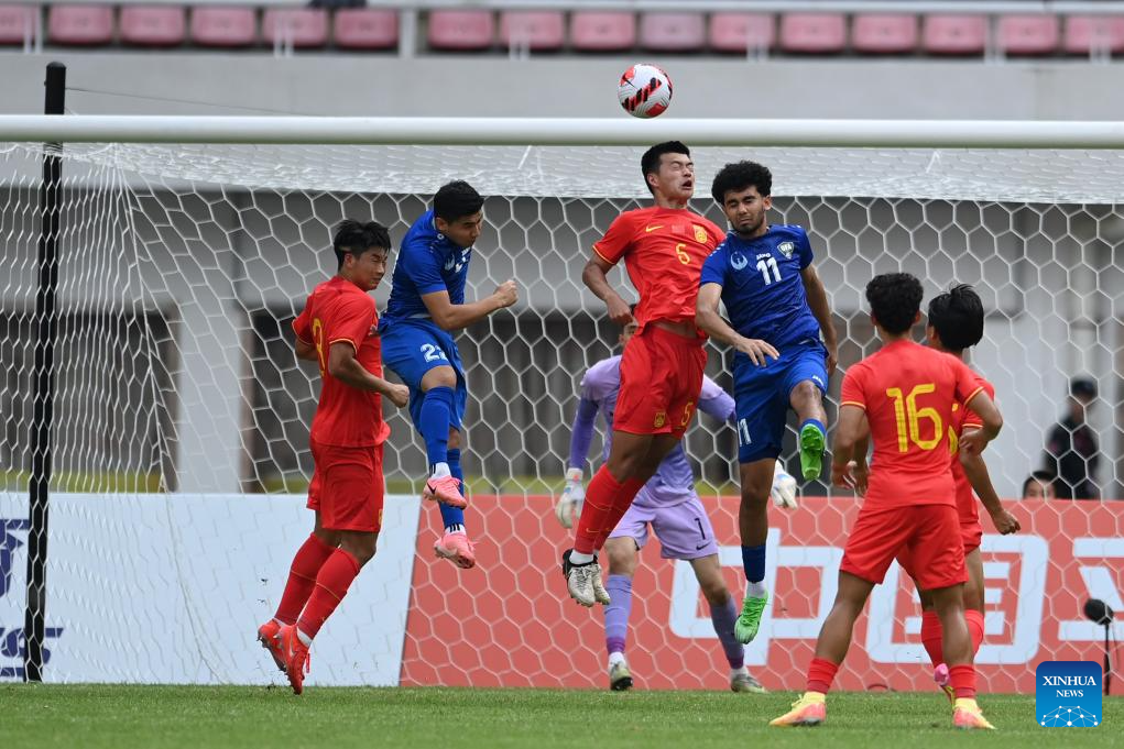 In pics: international friendly match between Uzbekistan, China-Xinhua