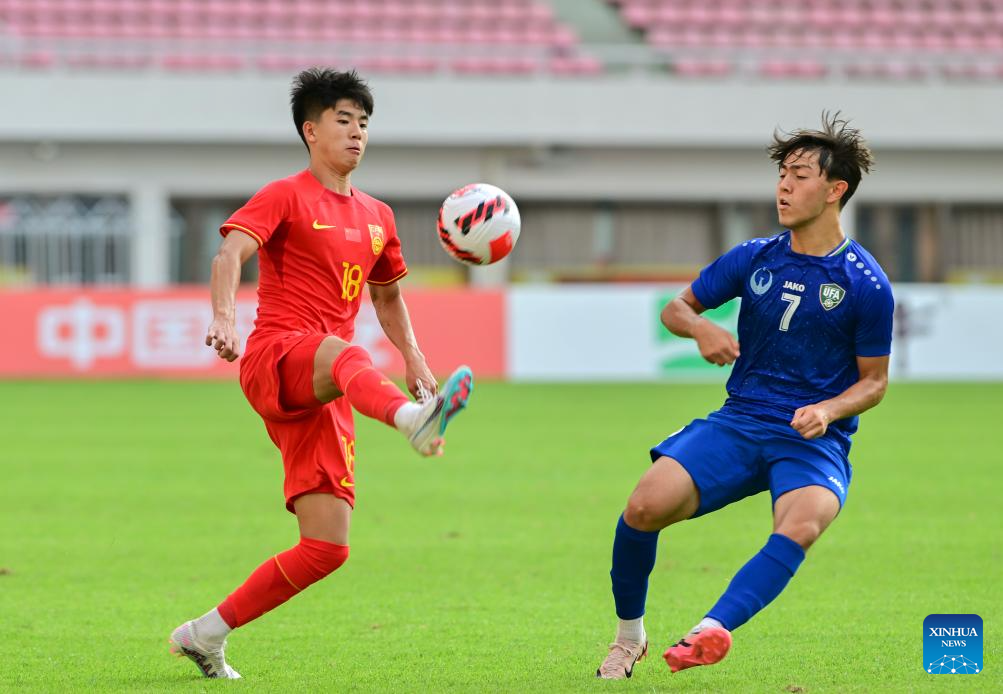 In pics: international friendly match between Uzbekistan, China-Xinhua