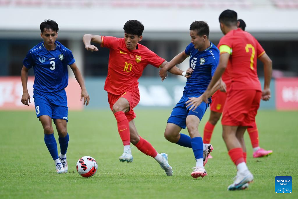 In pics: international friendly match between Uzbekistan, China-Xinhua