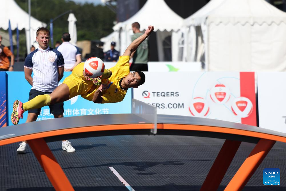 In pics: 2024 Teqball World Series Beijing-Xinhua