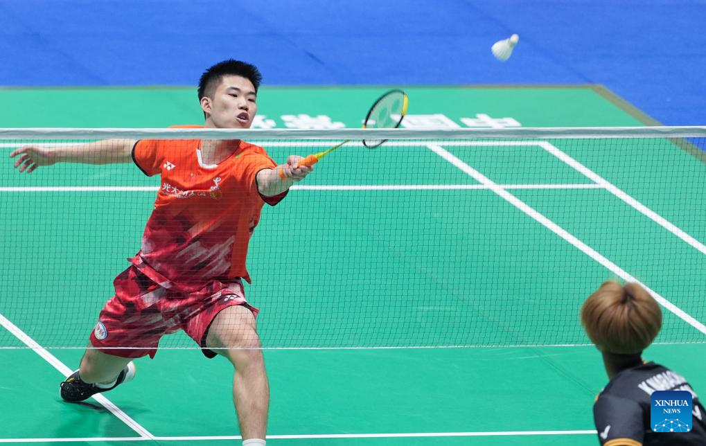 Men's singles final match at China Open 2024 badminton tournament-Xinhua