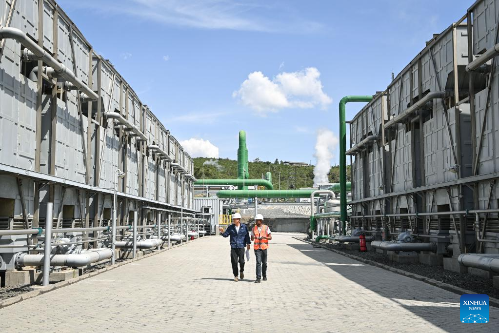 Chinese-built geothermal power plant boosts Kenya's clean energy switch-Xinhua