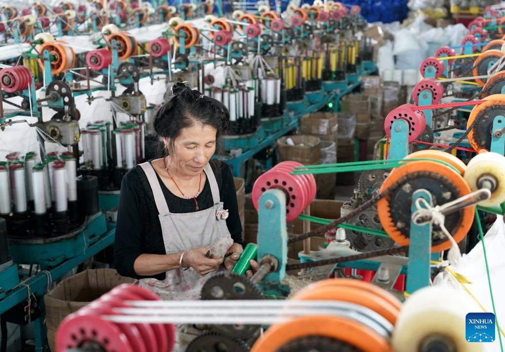 East China's Huimin County home to enterprises making rope and net ...