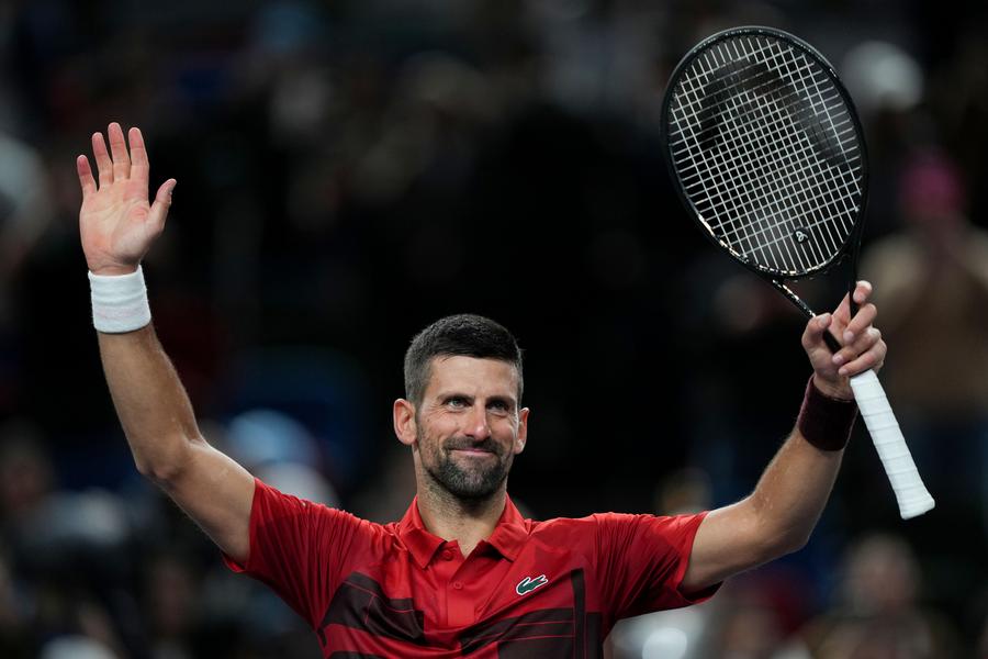 Djokovic beats Mensik to squeeze into Shanghai Masters semis-Xinhua