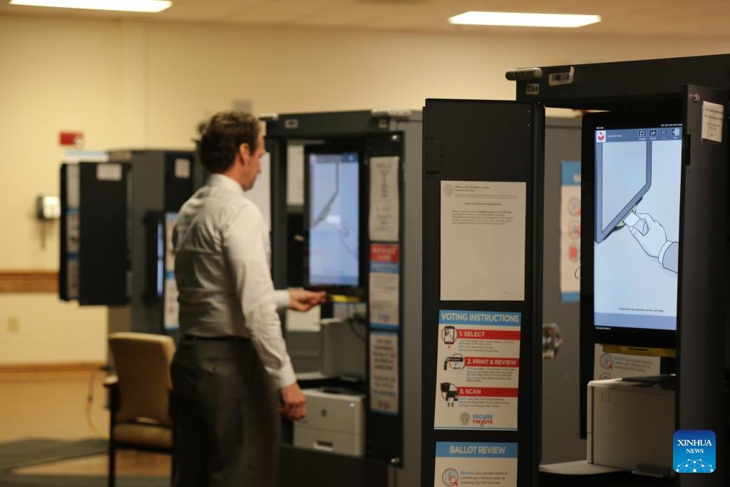 Feature: Large turnout for early voters in U.S. swing state Georgia ...