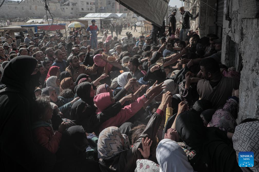 Palestinians suffer from acute food insecurity in southern Gaza Strip ...