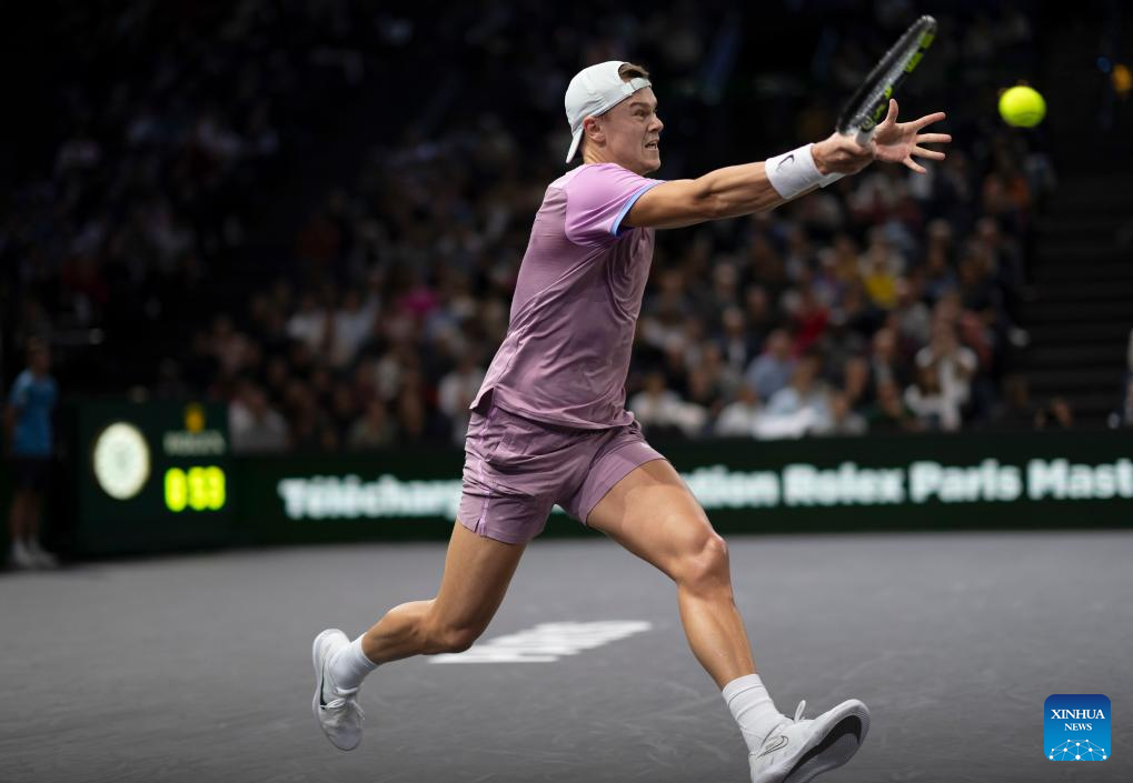 Highlights of Paris ATP Masters 1000 tennis tournament-Xinhua