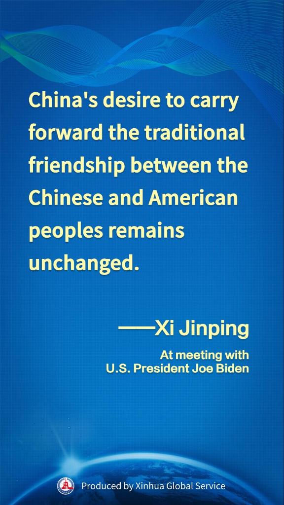 Poster: Xi lays out China's consistent positions on China-U.S ...