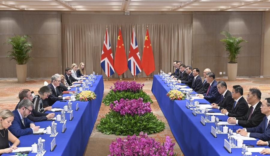 China, UK enjoy vast space for cooperation, says Xi-Xinhua